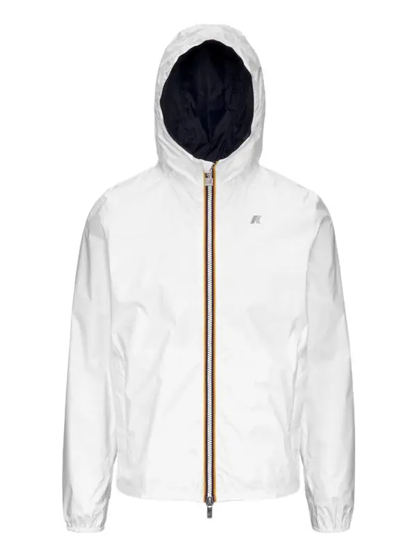 K-WAY Packable Zip-up Hooded Jacket - White