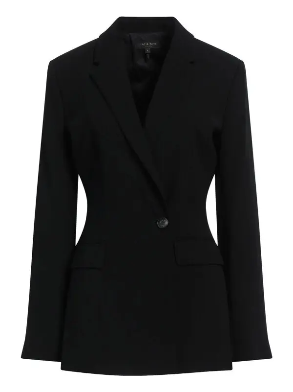 Rag & Bone Minimalist Double-breasted Blazer - Black