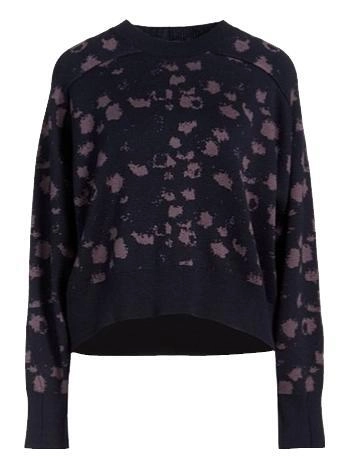 Rag & Bone Two-color Lightweight Knitted Sweater - Black