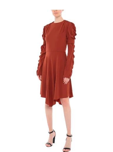 Chloé Midi Dress - Red
