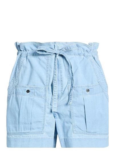 Isabel Marant Étoile Light Wash Denim Bermuda Shorts - Blue