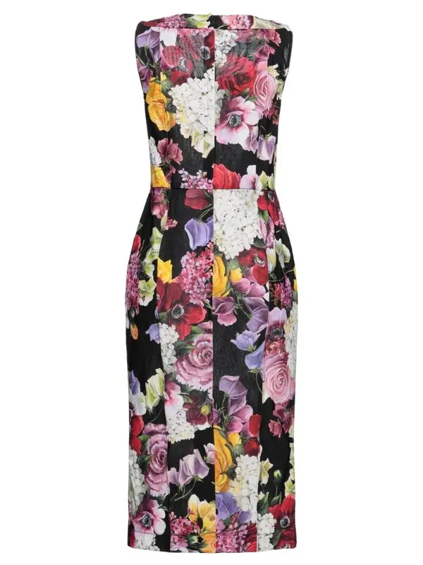 Dolce & Gabbana Floral Print Camisole Dress - Multicolor