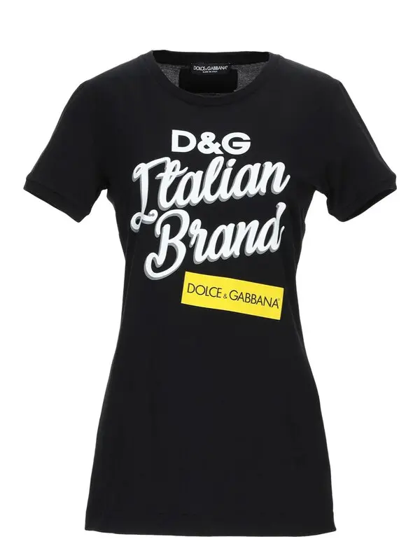 Dolce & Gabbana Short Sleeve T-shirt - Black