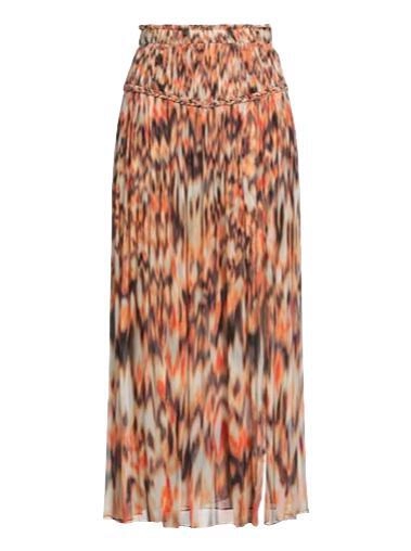 Isabel Marant Étoile Multicolored Printed Midi Skirt - Brown
