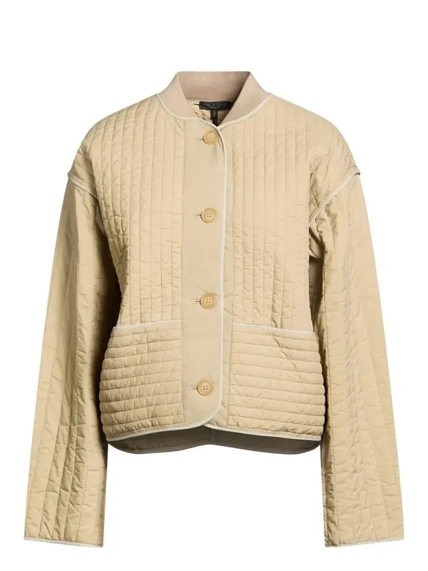 Rag & Bone Quilted Jacket - Nude