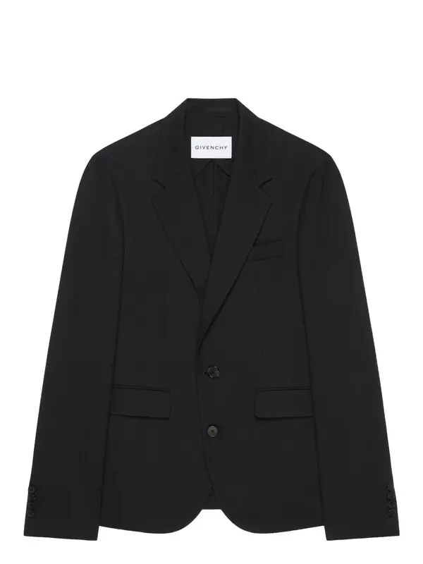 Givenchy Deconstructed Single-breasted Jacket - Black