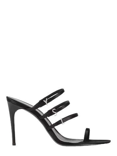Saint Laurent Strappy High-heeled Sandals - Black