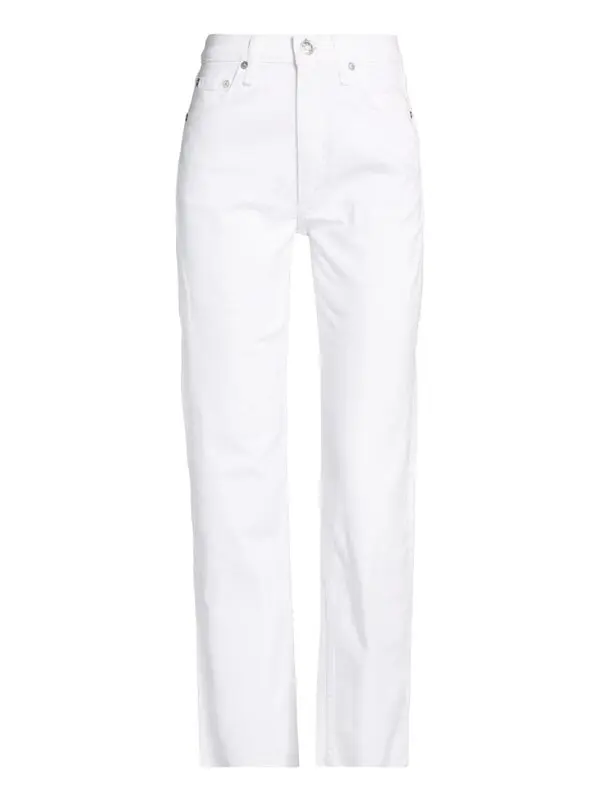 Rag & Bone Straight-leg Jeans - White
