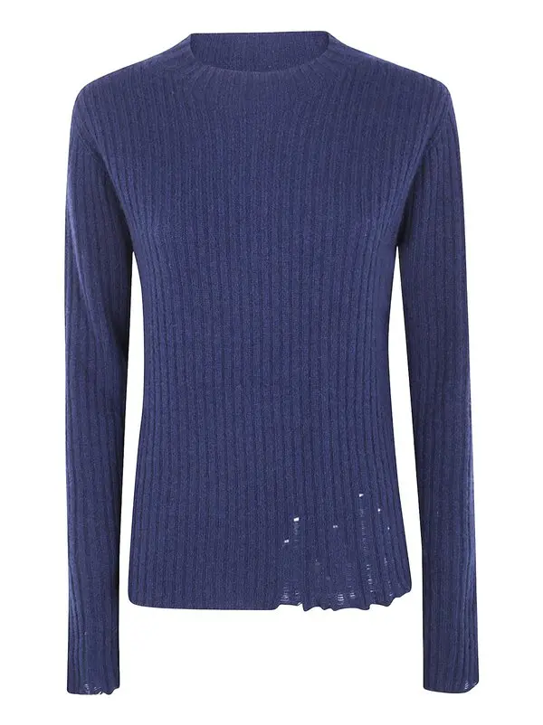 UMA WANG Crew Neck Sweater - Blue