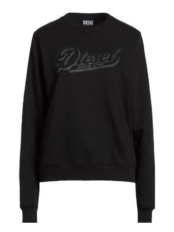 DIESEL® Crewneck Long Sleeve Sweatshirt - Black