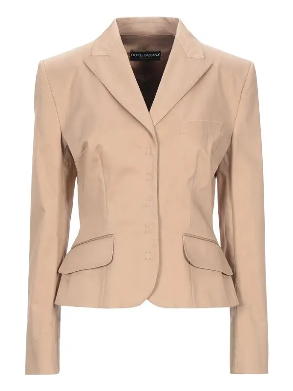 Dolce & Gabbana Single-breasted Stretch Jacket - Nude