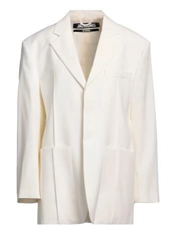 Jacquemus Single-breasted Suit Jacket - White