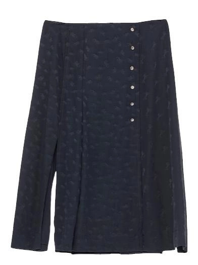 Chloé Printed Midi Skirt - Black