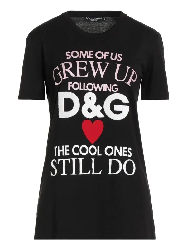 Dolce & Gabbana Printed T-shirt - Black