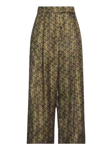 Max Mara Printed Wide-leg Trousers - Green
