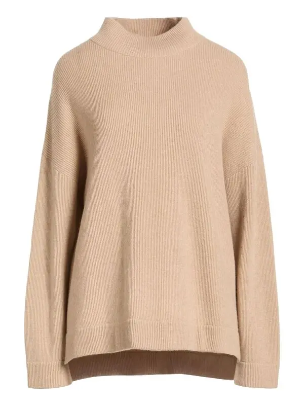 Brunello Cucinelli Ribbed Crew Neck Sweater - Nude