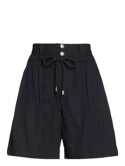 Isabel Marant Étoile Pleated Drawstring Shorts - Black