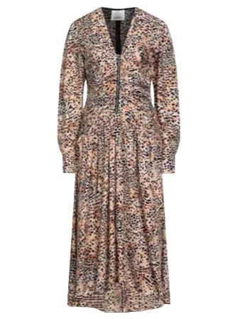 Isabel Marant Étoile Printed Midi Dress - Brown