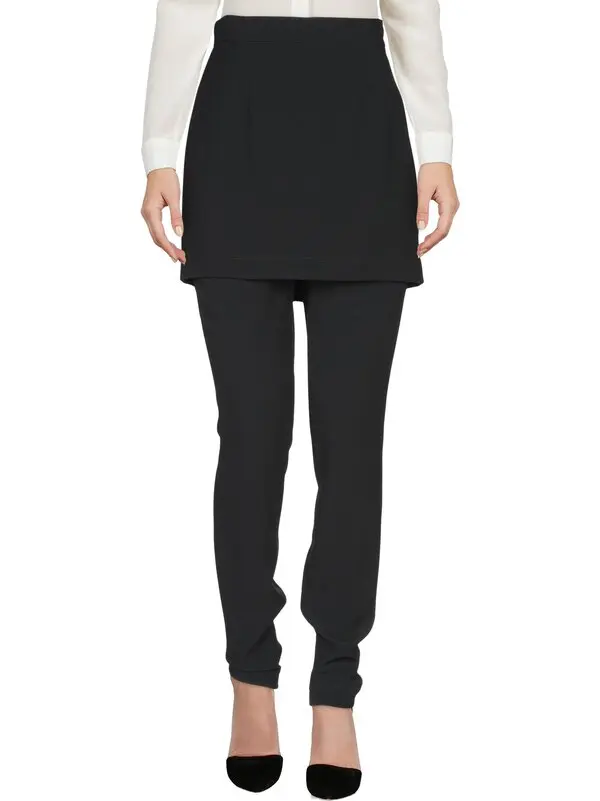 Dolce & Gabbana Stretch Crepe Trousers - Black