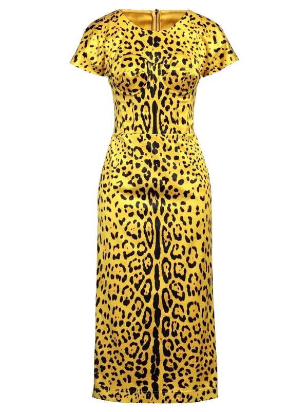 Dolce & Gabbana Midi Dress - Yellow