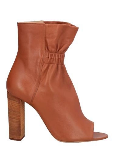 Chloé Open-toe Ankle Boots - Brown