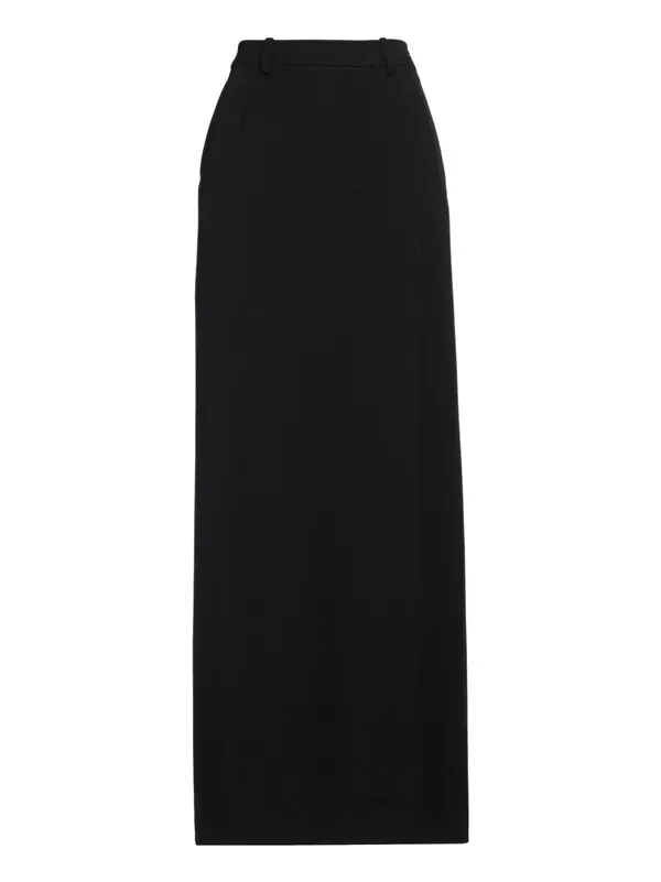 Balenciaga Pencil Skirt With Slit - Black
