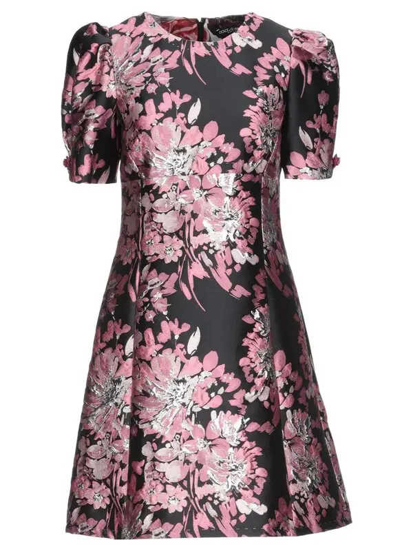 Dolce & Gabbana Floral Jacquard Dress - Multicolor