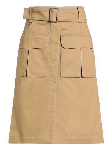 Chloé Gabardine Skirt - Nude