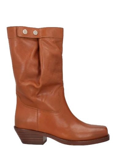 Isabel Marant Étoile Cowboy Boots With Square Toe And Cuban Heel - Brown