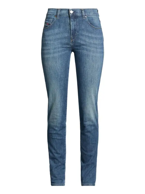 DIESEL® Mid-rise Tapered Jeans - Blue