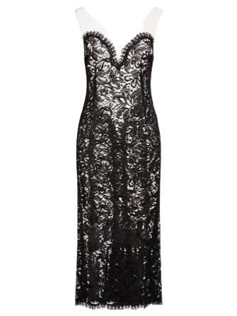 Dolce & Gabbana Two-color Tight Dress - Black