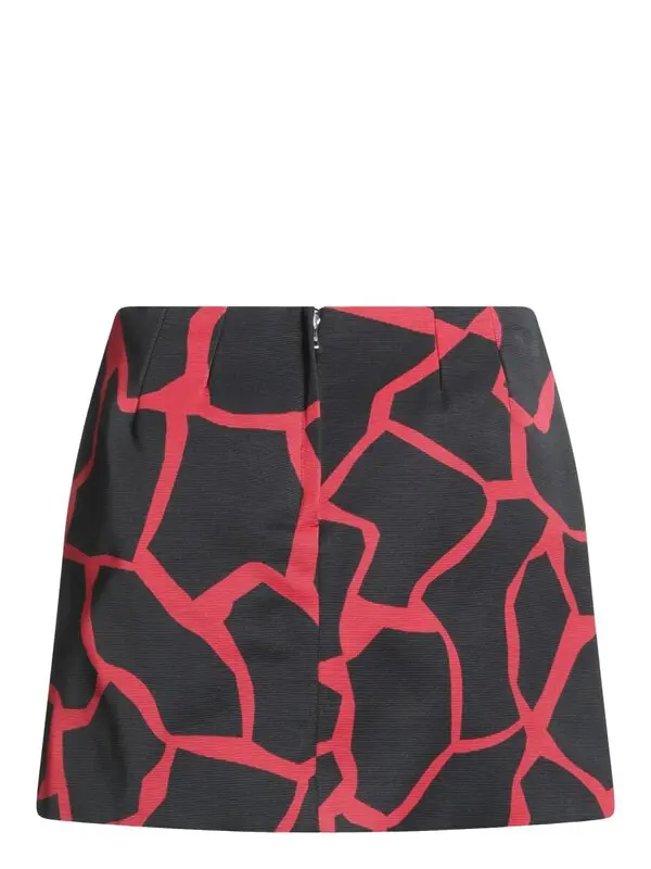 Dolce & Gabbana Color-block A-line Skirt - Black
