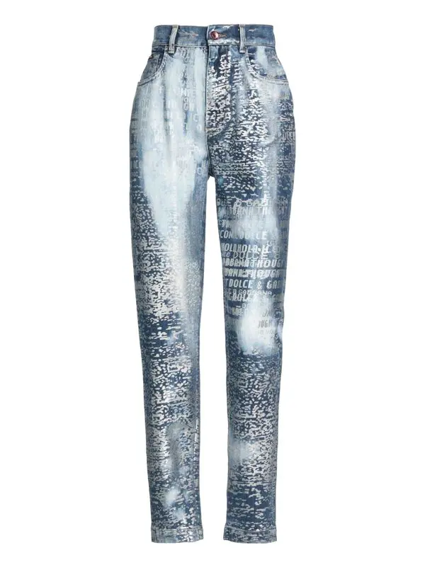 Dolce & Gabbana Mid-rise Skinny Jeans - Blue