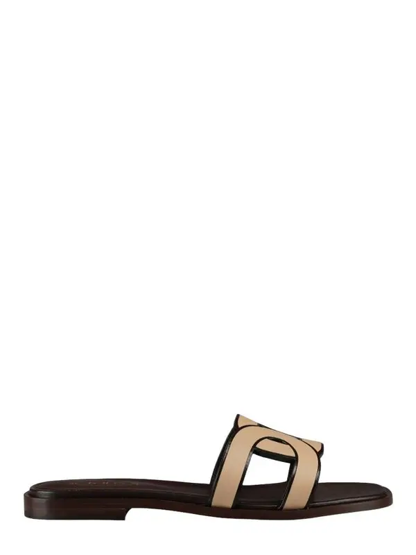 TOD'S Chain Open-toe Sandals - Black