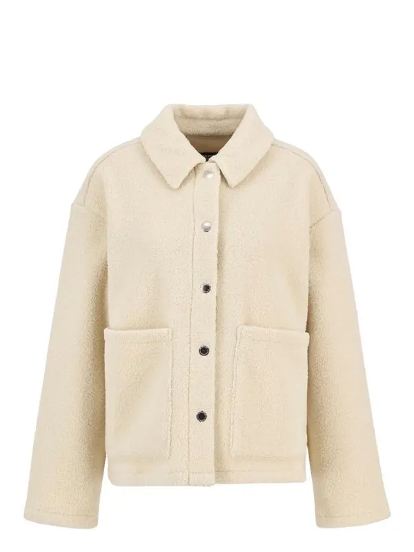 Barbour Long-sleeved Casual Jacket - White