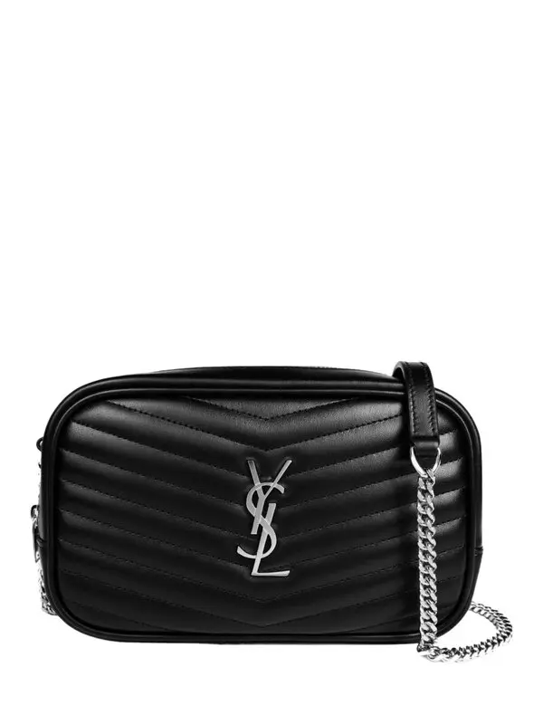 Saint Laurent Lou Mini Shoulder Bag - Black