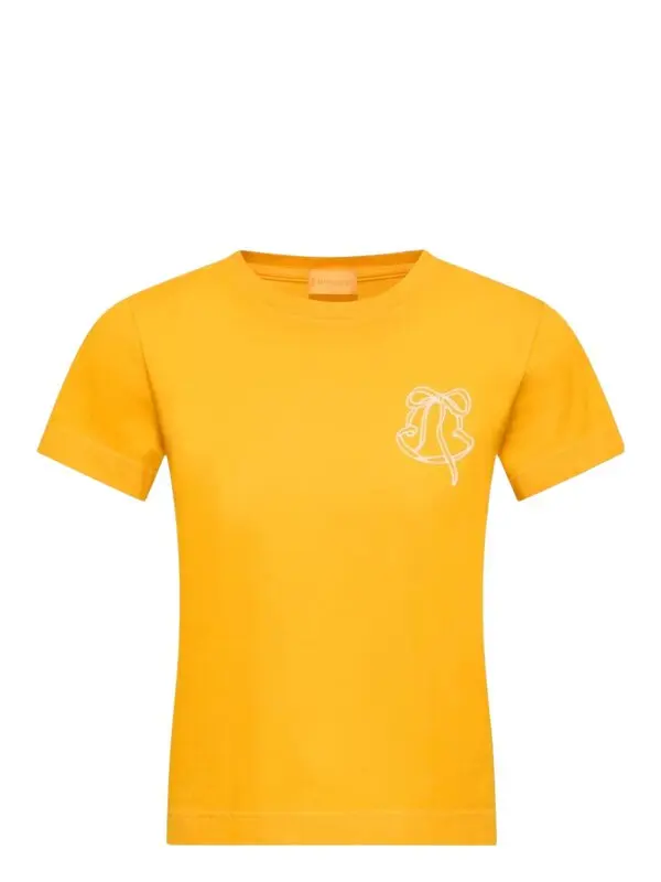 Moncler Short-sleeved Crewneck T-shirt - Yellow