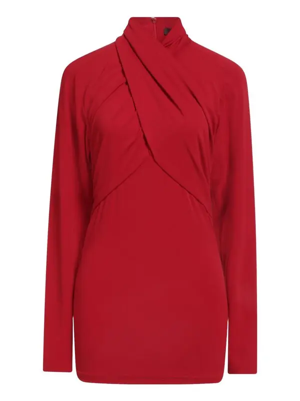 Isabel Marant Étoile Long-sleeved High Neck Zip-up Top - Red