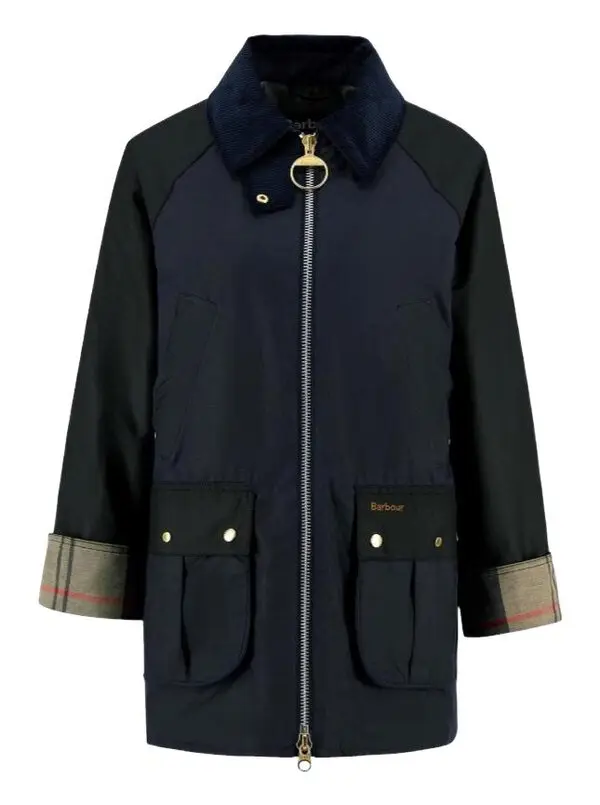 Barbour Long Sleeve Zip Up Jacket - Black