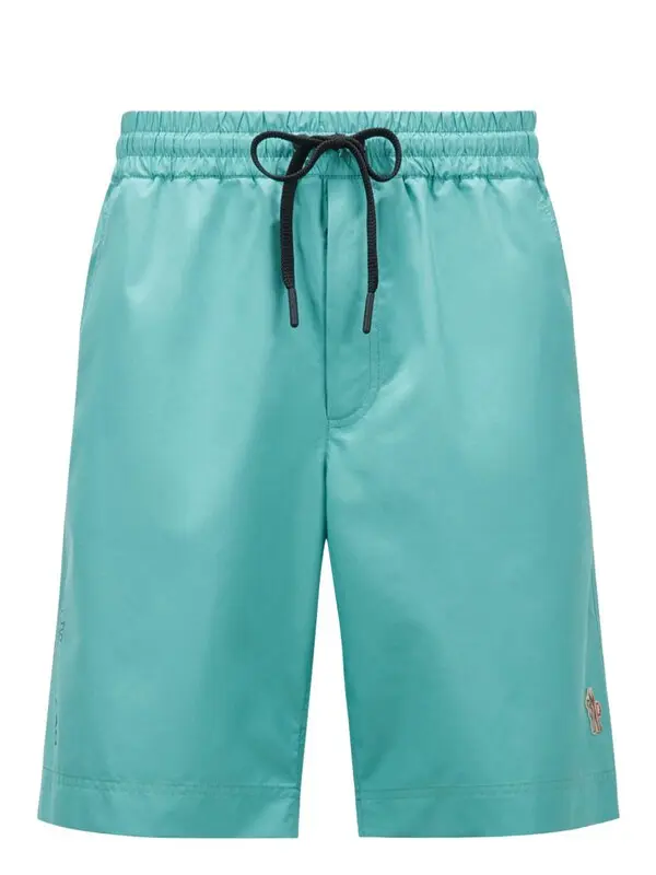Moncler Drawstring Bermuda Shorts - Blue