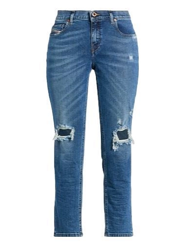 DIESEL® Mid-waisted Tapered Jeans - Blue
