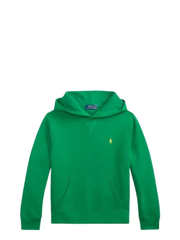 Ralph Lauren Long-sleeved Sweatshirt With Kangaroo Pocket - Green