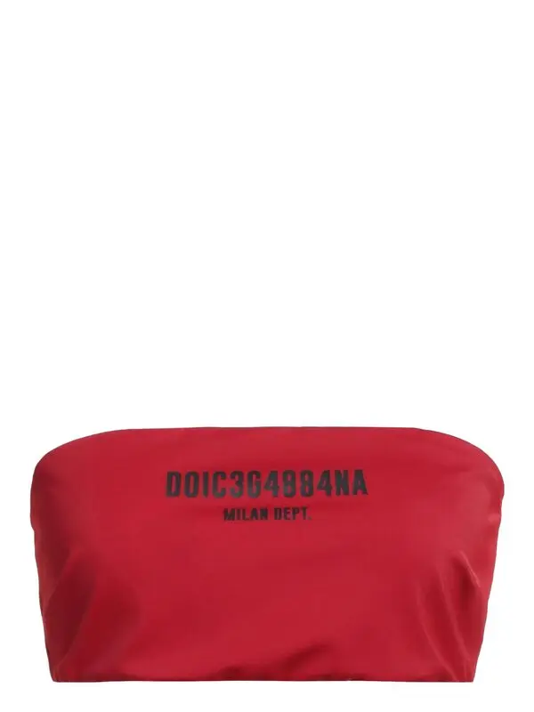 Dolce & Gabbana Off-the-shoulder Bandeau Top - Red