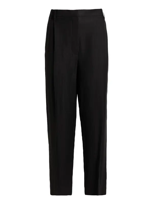 Brunello Cucinelli Tapered Trousers - Black