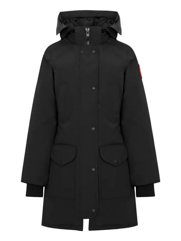 Canada Goose Logo Patch Down Parka - Black