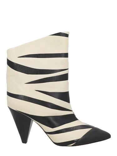Isabel Marant Étoile Striped Pointed Toe Ankle Boots - Nude