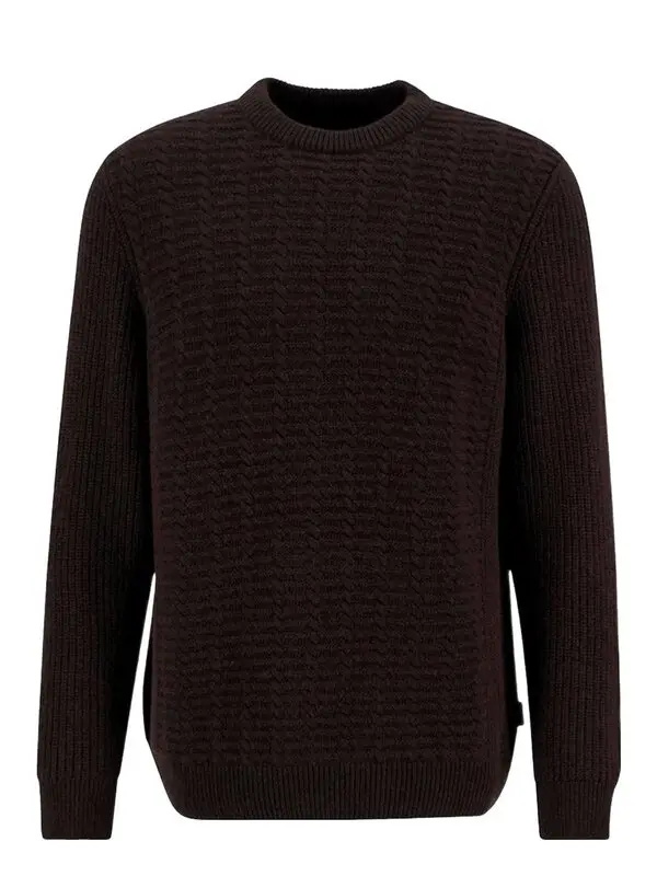 Barbour Cleveland Crew Neck Jumper - Black