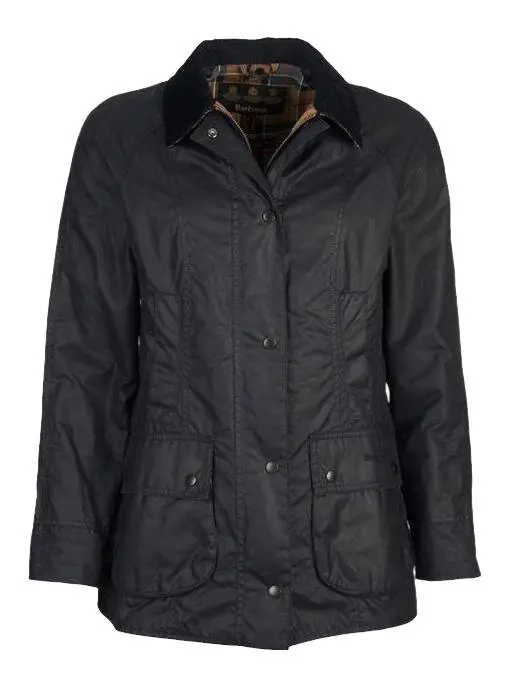 Barbour Beadnell Wax Jacket - Navy