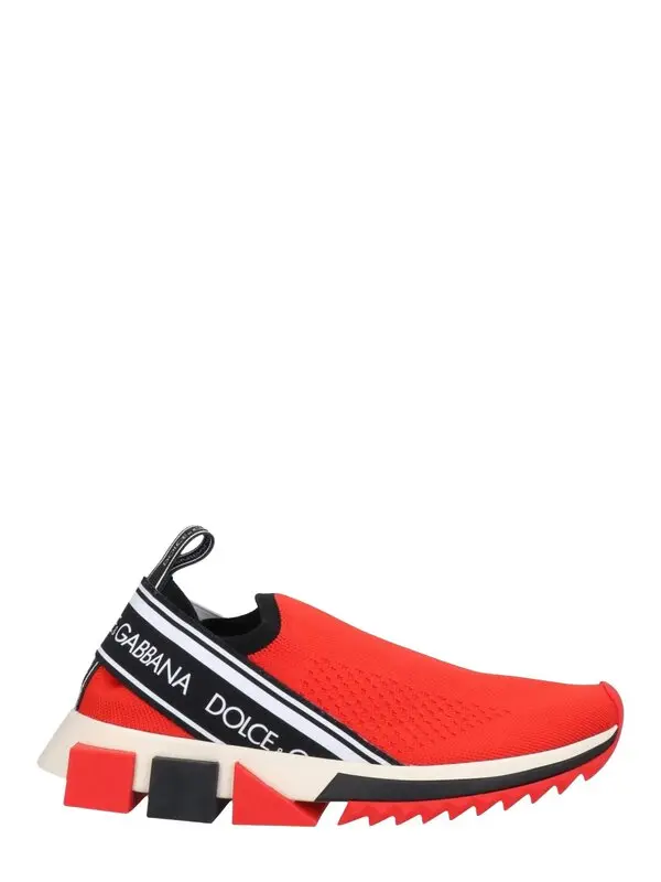 Dolce & Gabbana Low Top Casual Trainers - Red