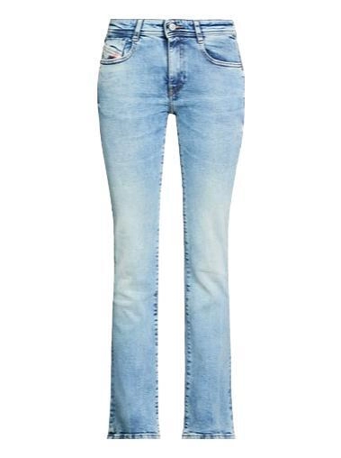 DIESEL® Light Wash Faded Denim Boot-cut Jeans - Blue